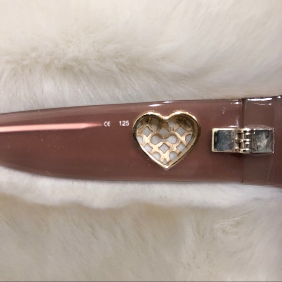 Coach | Accessories | Coach Tortoise Gold Heart Sunglasses S22728 ...